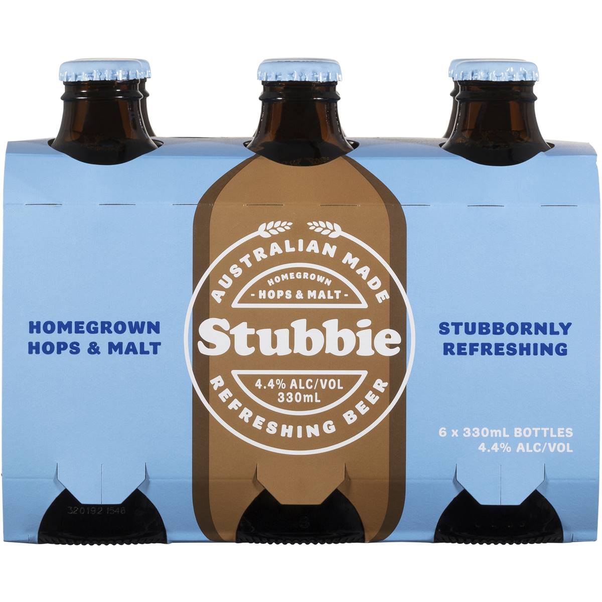 Stubbie Refreshing Beer Bottles 330ml X6 Pack | Woolworths