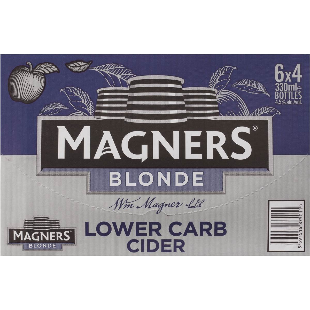 Magners Apple Cider Blonde Cans 24x330ml Case | Woolworths