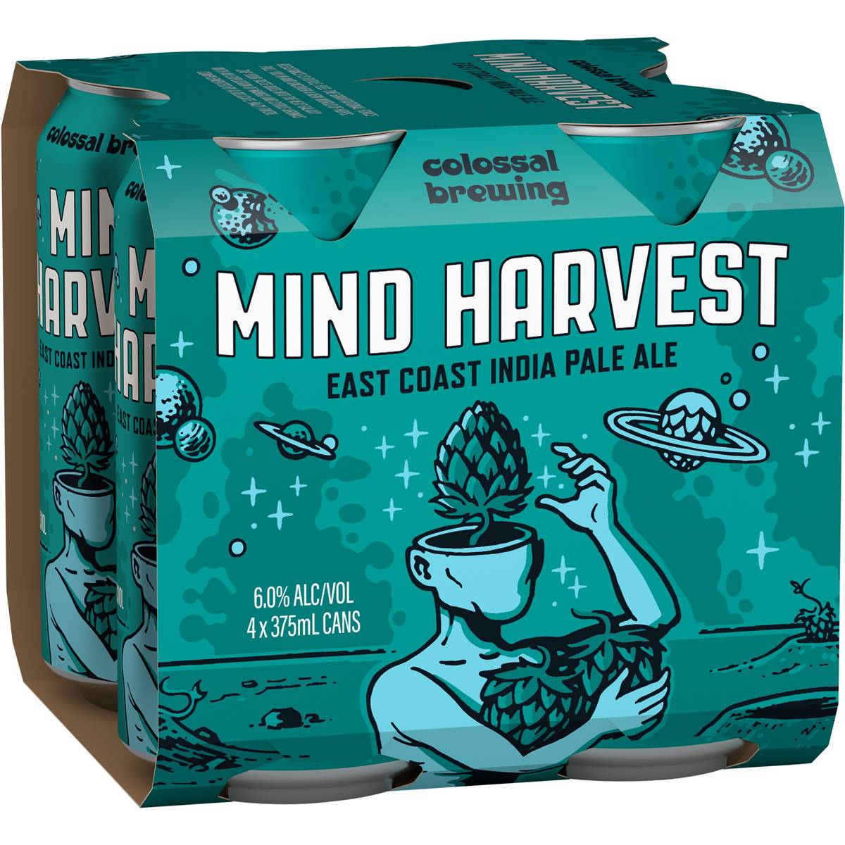 Colossal Brewing Mind Harvest Pale Ale Cans 375ml X 4 Pack | Woolworths