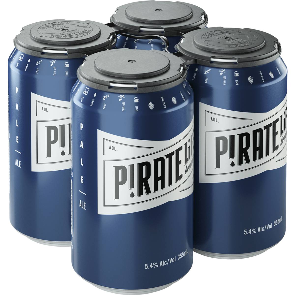 Pirate Life Brewing American Pale Ale Cans 355ml X4 Pack | Woolworths