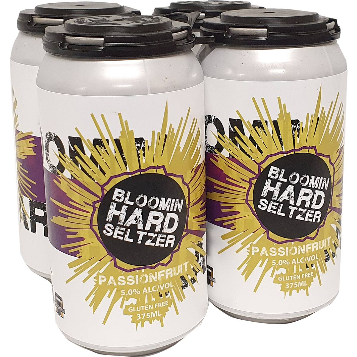 Bloomin Hard Seltzer Passionfruit Cans 375ml X24 Case | Woolworths