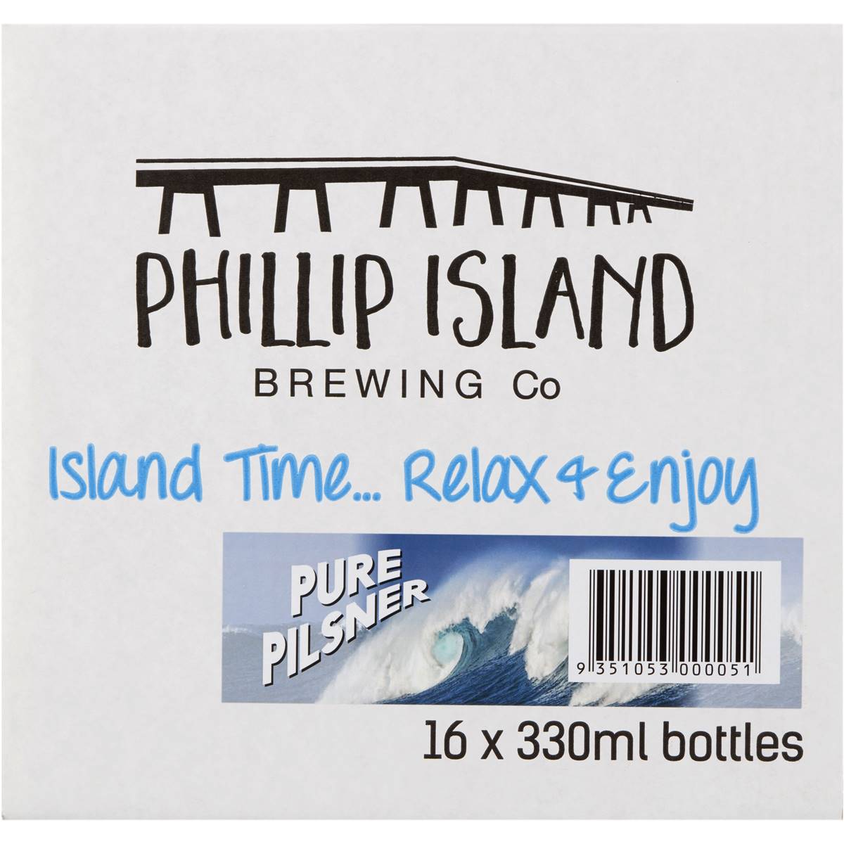 Phillip Island Pure Pilsner Bottles 330ml X16 Case | Woolworths