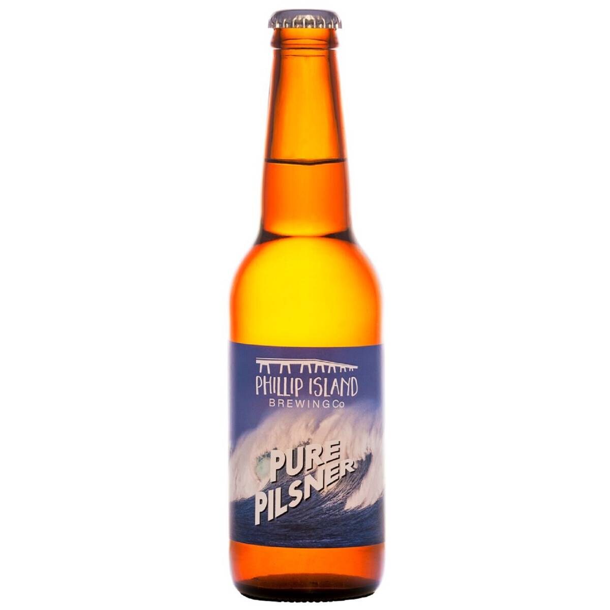 Phillip Island Pure Pilsner Bottles 330ml X16 Case | Woolworths