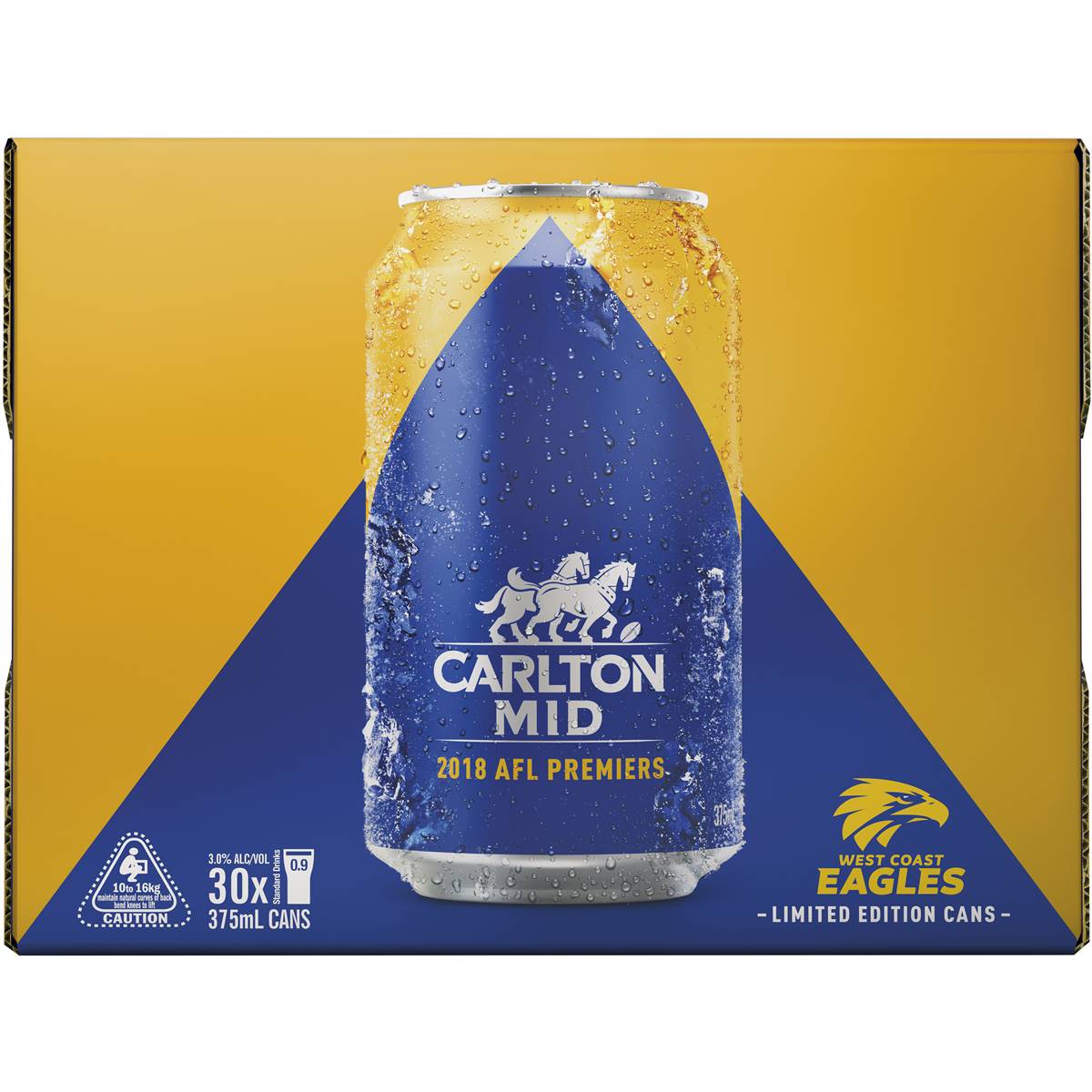 Carlton Mid 2018 Afl Premiers Cans 375ml X30 Case | Woolworths