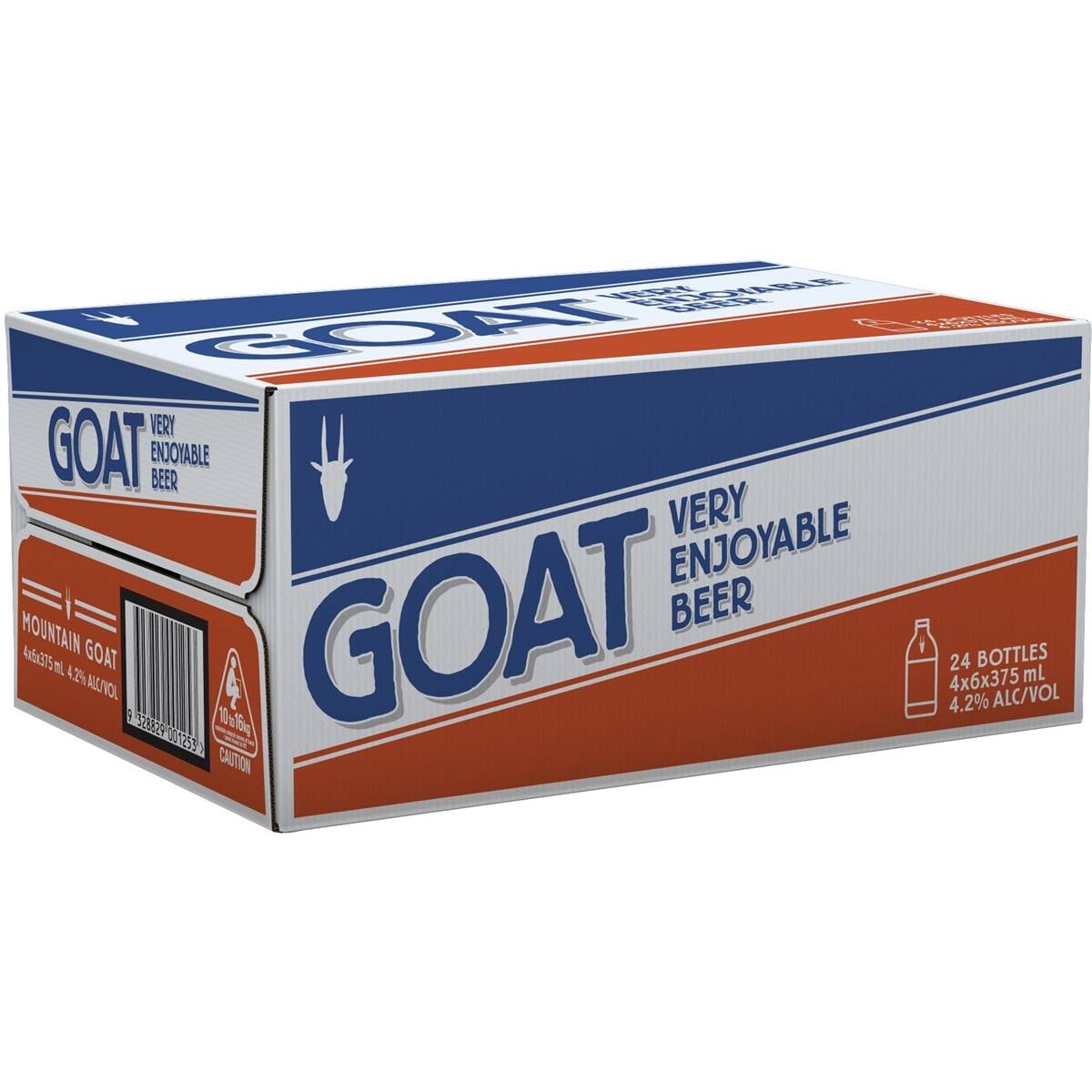 Mountain Goat Very Enjoyable Beer Bottles 375ml X24 Case | Woolworths