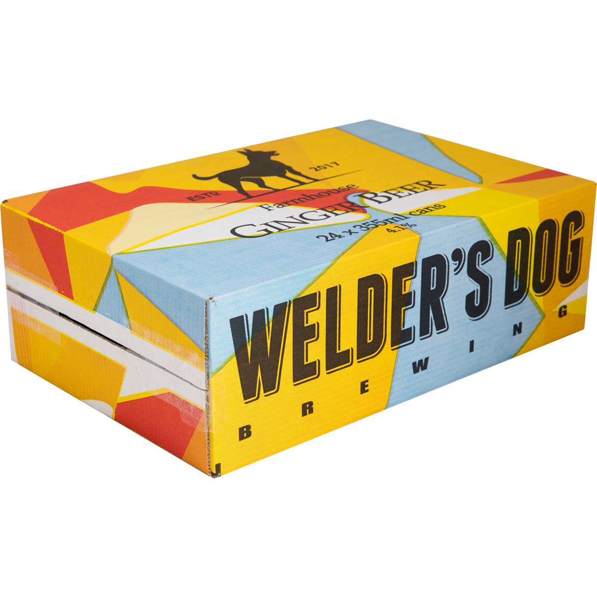 The Welder's Dog Farmhouse Ginger Beer Cans 355ml X24 Case | Woolworths