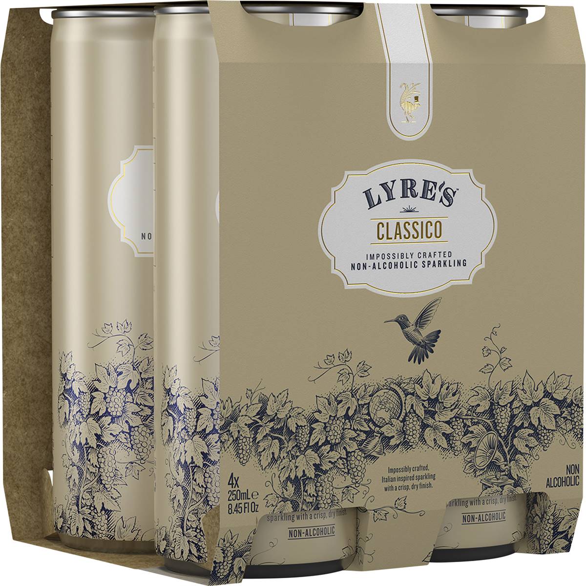Lyre's Non Alcoholic Classico Cans 4x250ml | Woolworths