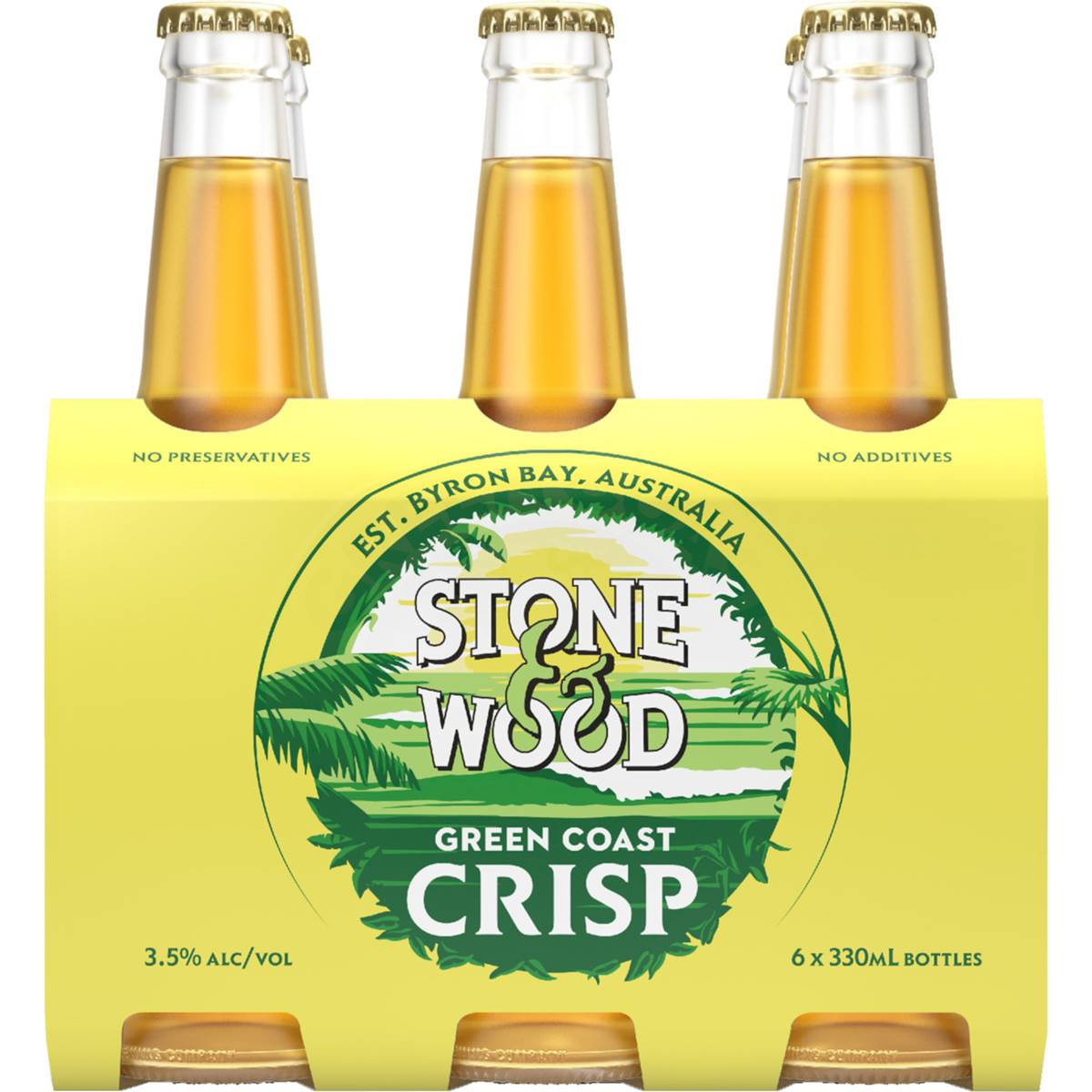 Stone & Wood Green Coast Crisp Dark Lager Bottles 330ml X 6 Pack ...