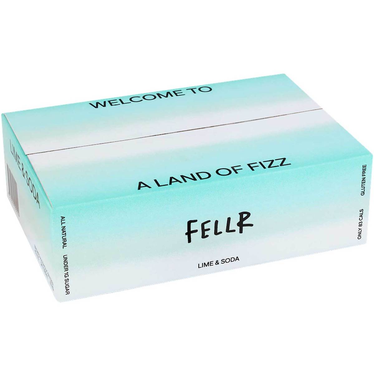 Fellr Lime & Soda Brewed Alcoholic Seltzer Cans 330ml X24 Case | Woolworths