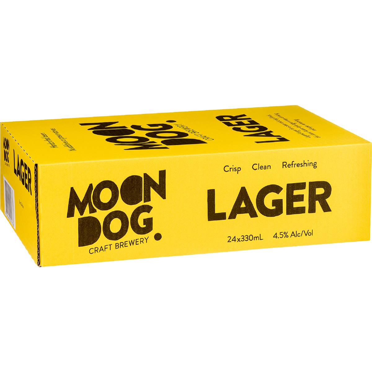 Moon Dog Lager Cans 330ml X24 Case | Woolworths