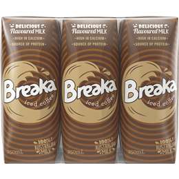 Breaka Iced Coffee Flavoured Milk 250ml X 6 Pack | Woolworths