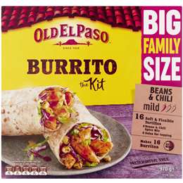 Old El Paso Bulk Burrito Kit 970g | Woolworths