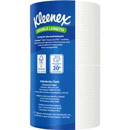 Kleenex Complete Clean Double Length Toilet Paper 4 Pack | Woolworths