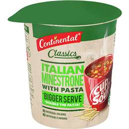 Continental Classics Cup-a-soup Italian Minestrone Bigger Serve 52g ...