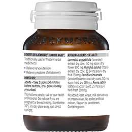 Blackmores Tranquil Night Sleep Support Vitamin Tablets 60 Pack ...