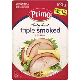 Primo Triple Smoked Ham 100g | Woolworths