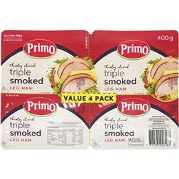 Primo Triple Smoked Ham 400g | Woolworths