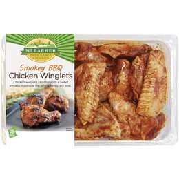 Mt Barker Free Range Chicken Winglets Smokey Bbq 1kg | Woolworths