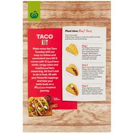 Woolworths Hard Taco Kit 15 Pack | Woolworths