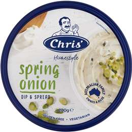Chris' Dips Spring Onion 200g | Woolworths
