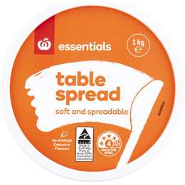 Essentials Table Spread Soft And Spreadable 1kg | Woolworths