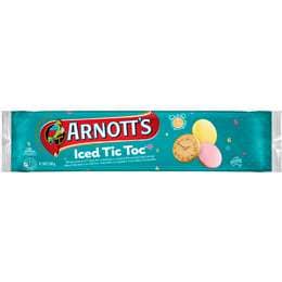 Arnott's Iced Tic Toc Biscuits 250g | Woolworths