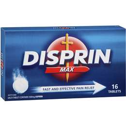 Disprin Extra Strength Pain Relief Tablets 16 Pack | Woolworths