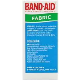 Band-aid Fabric Strips Fabric 50 Pack | Woolworths