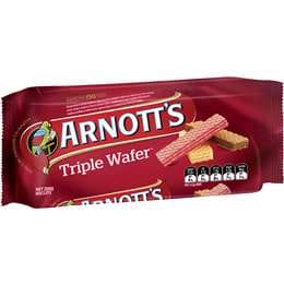 Arnott's Triple Wafer Biscuits 200g | Woolworths