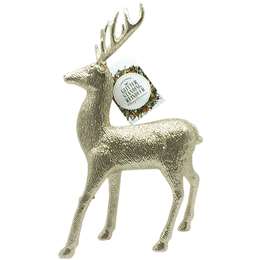 Christmas Large Glitter Reindeer Each | Woolworths