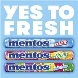 Mentos Mints 37.5g Roll | Woolworths