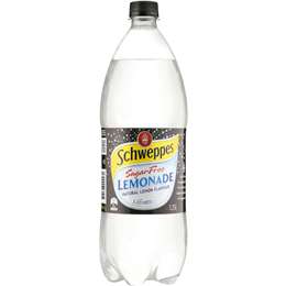 Schweppes Sugar Free Lemonade Bottle 1.25l | Woolworths