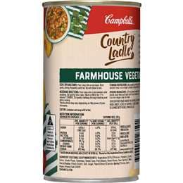 Campbell's Country Ladle Soup Farmhouse Vegetable 495g | Woolworths