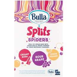 Bulla Splits Spider 10 Pack | Woolworths