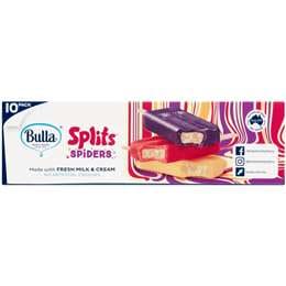 Bulla Splits Spider 10 Pack | Woolworths