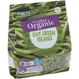 Macro Organic Cut Green Beans 450g | Woolworths