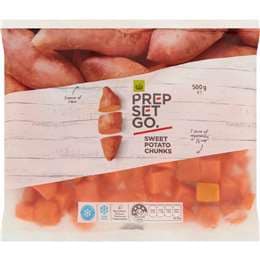 Woolworths Prep Set Go Sweet Potato Chunks 500g | Woolworths