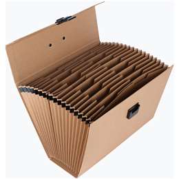 Paperclick Cardboard Expanding File Assorted Each | Woolworths