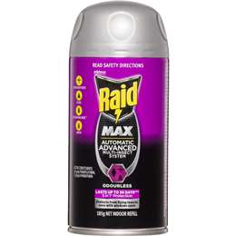 Raid Max Automatic Multi-insect System Indoor Refill Odourless 185g ...