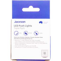 Jackson Led Push Lights 3 Pack | Woolworths