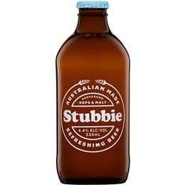 Stubbie Refreshing Beer Bottle 330ml | Woolworths