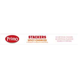 Primo Stackers Spicy Chrizo Cheese And Crackers 50g | Woolworths