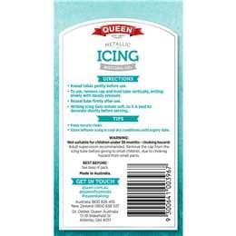 Queen Metallic Icing Writing Gel 5 Pack | Woolworths