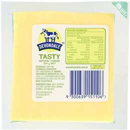 Devondale Tasty Cheese 250g | Woolworths