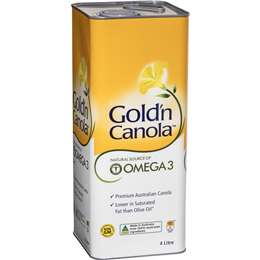 Gold'n Canola Canola Oil 4l | Woolworths