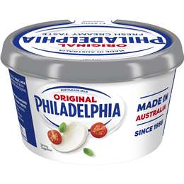 Philadelphia Original Cream Cheese Spread Tub 250g | Woolworths