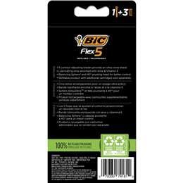 Bic Flex 5 Hybrid Razor 3 Pack | Woolworths