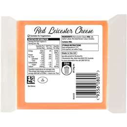 Thomas Dux English Red Leicester 200g | Woolworths