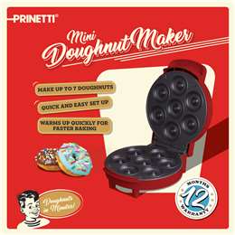 Prinetti Mini Doughnut Maker Each | Woolworths
