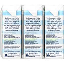 Devondale Skim Milk Long Life Uht Milk 200ml X 6 Pack | Woolworths